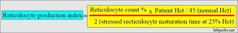 Reticulocyte count (retic count) and interpretations